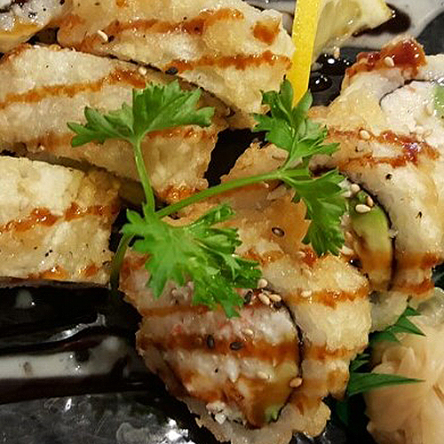 Deep Fried Philadelphia Roll (8 pcs) | Momo Sushi (1230 Robson St ...