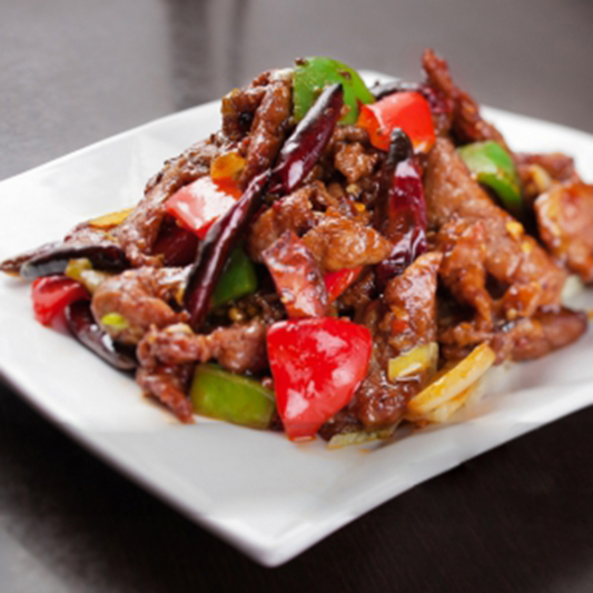 D11. Spicy Beef Szechuan Style (Dai Ching) | Coral Court