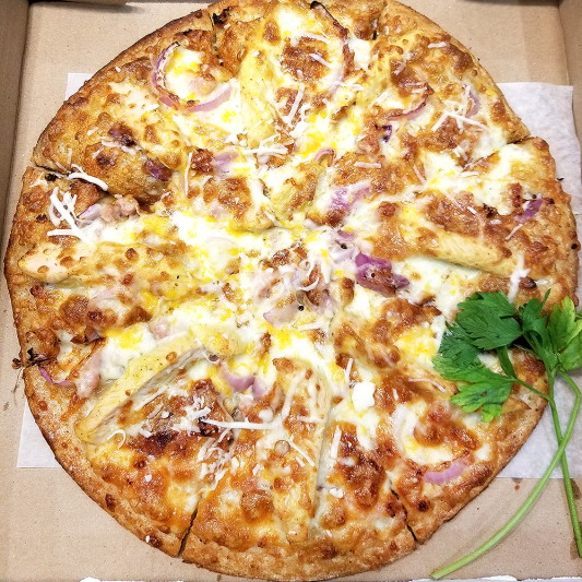Chicken Club Pizza | Blue River Pizza House