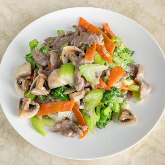 Beef with Mixed Vegetables | Pho Ying