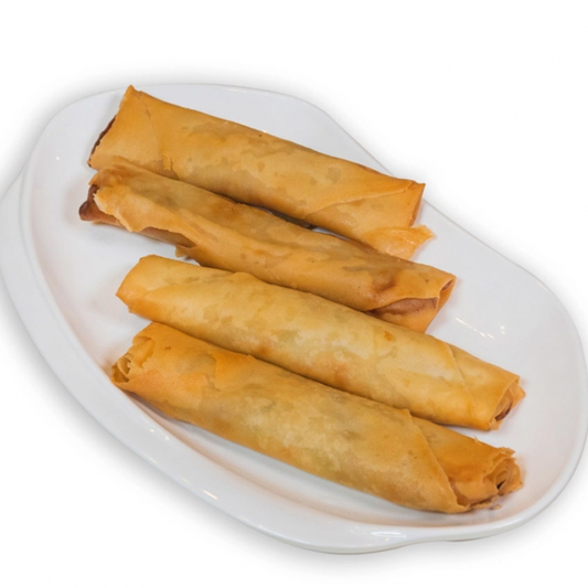 7. Shanghai Style Spring Rolls (4 Pcs) 上海春捲 | Baiyulan Shanghai Restaurant