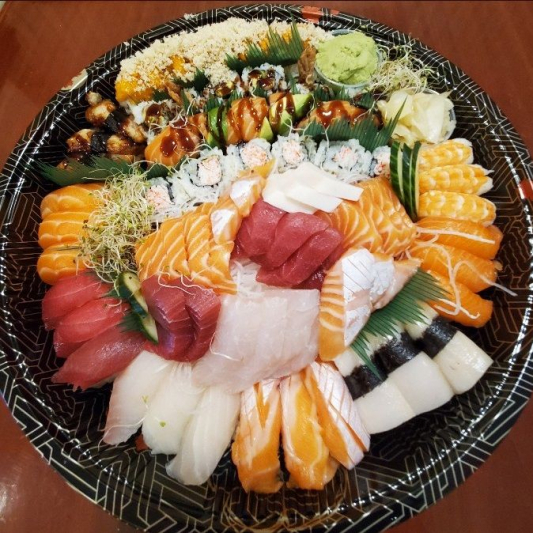 P2. Sushi, Sashimi, Roll (72 pcs) | Akane Sushi Express