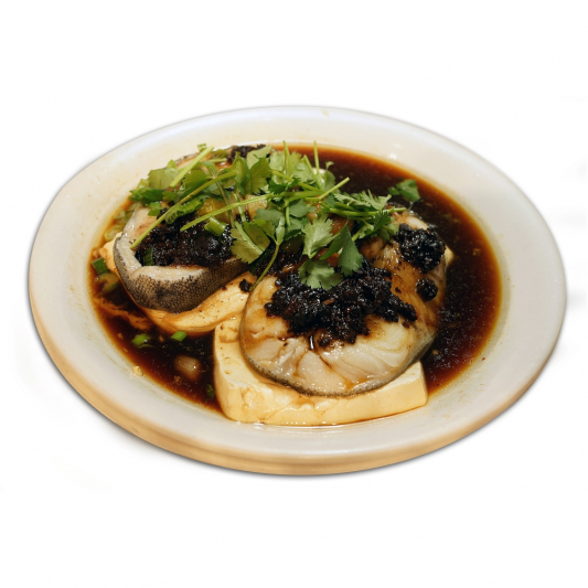 2. Steamed Black Cod Fish with Tofu & Black Bean Sauce | Vancouver